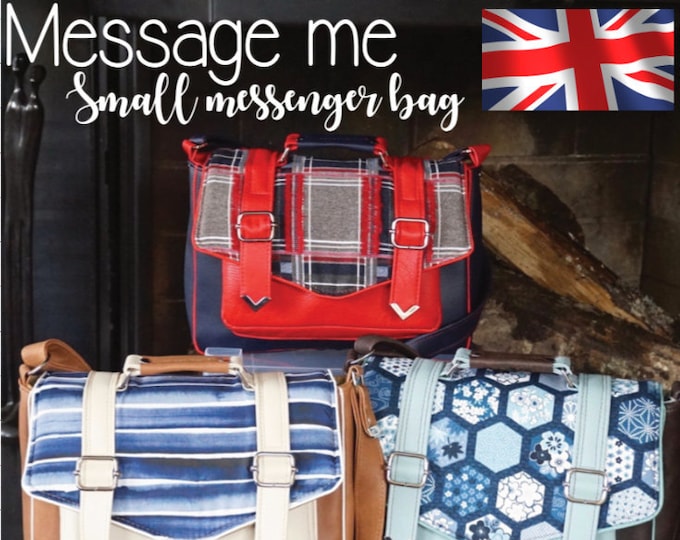 Message Me Small Messenger Bag / Sewing Pattern english Version - Etsy