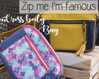 Message Me Small Messenger Bag / Sewing Pattern english Version - Etsy