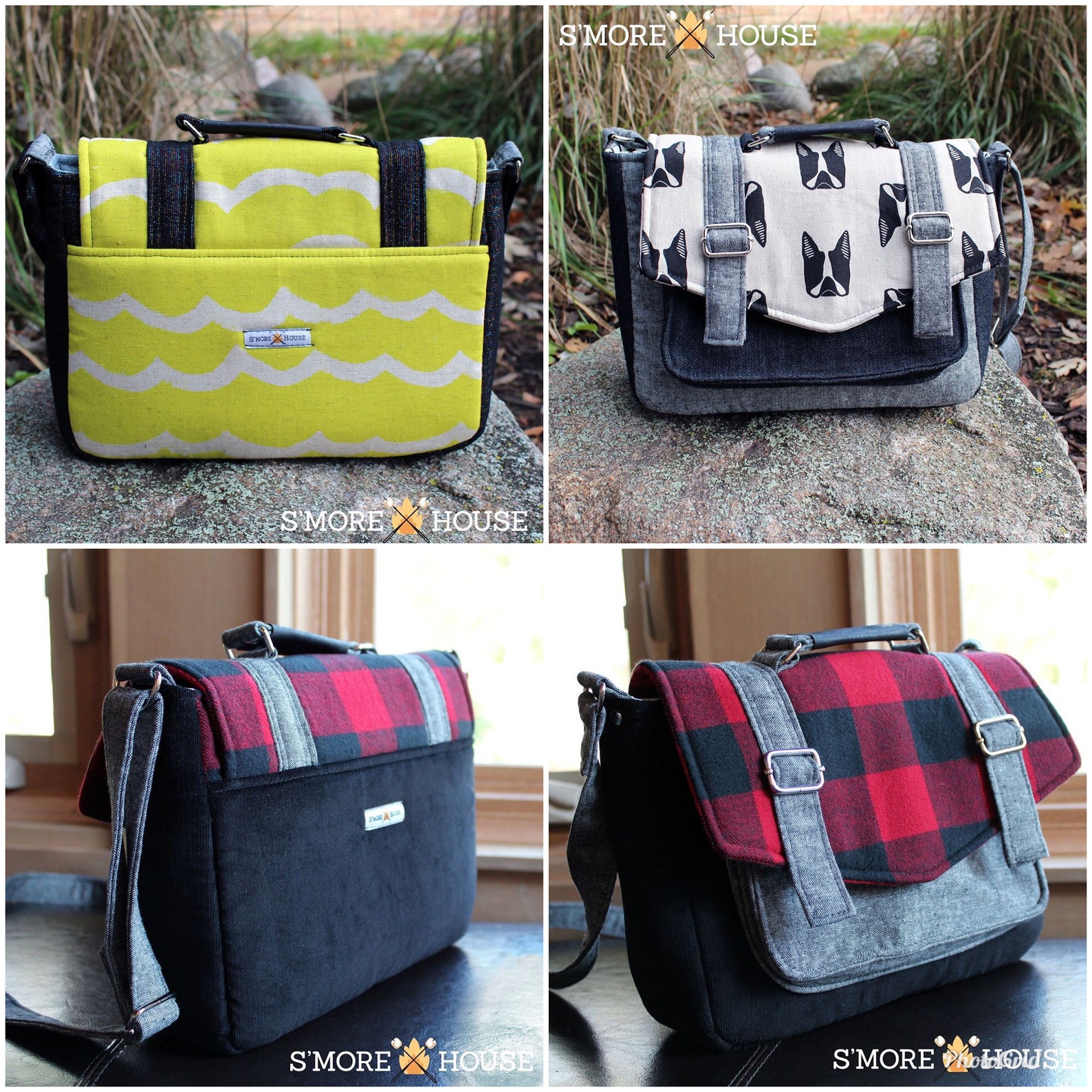 Message Me Small Messenger Bag / Sewing Pattern (english Version) - Etsy