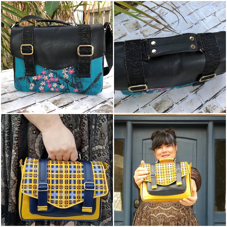 Message Me Small Messenger Bag / Sewing Pattern (english Version) - Etsy