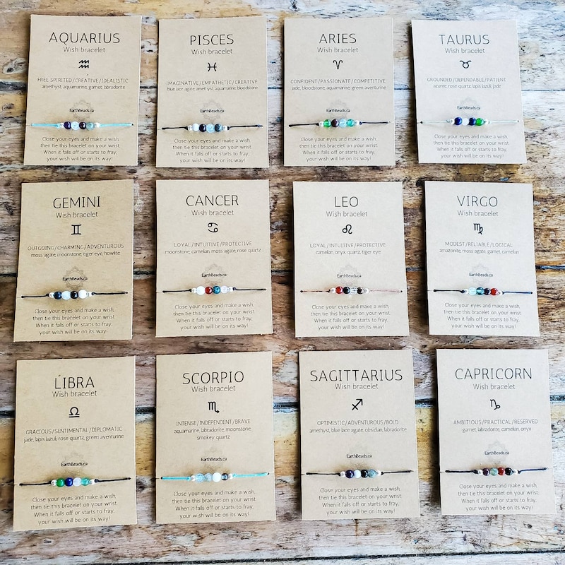 Zodiac Bracelets - Etsy