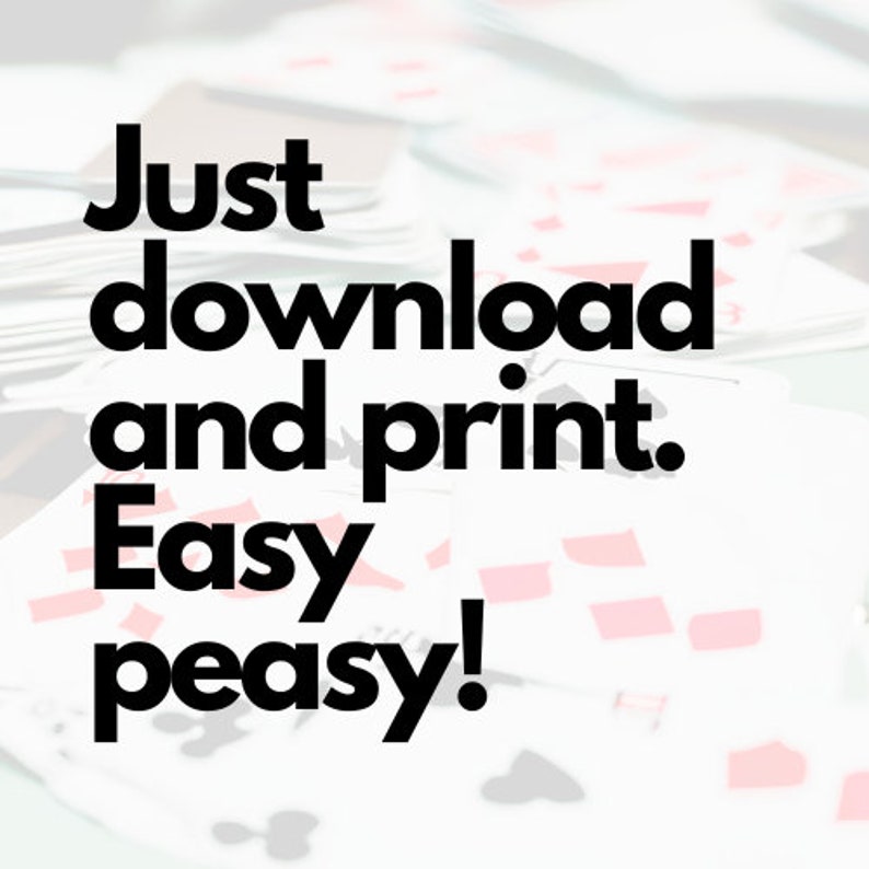 Rummy Score Sheet Printable Rummy 500 Score Card, PDF Download for Easy ...
