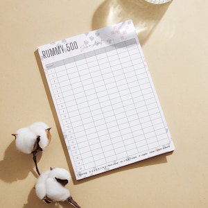 Printable Rummy 500 Score Sheet, Family Game Night (PDF) - Etsy