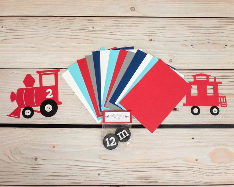 Custom Train Milestone Banner, Month by Month Pictures, Birthday Banner ...