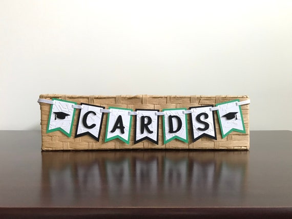 Mini CARDS Banner Graduation Themed Custom Colors - Etsy