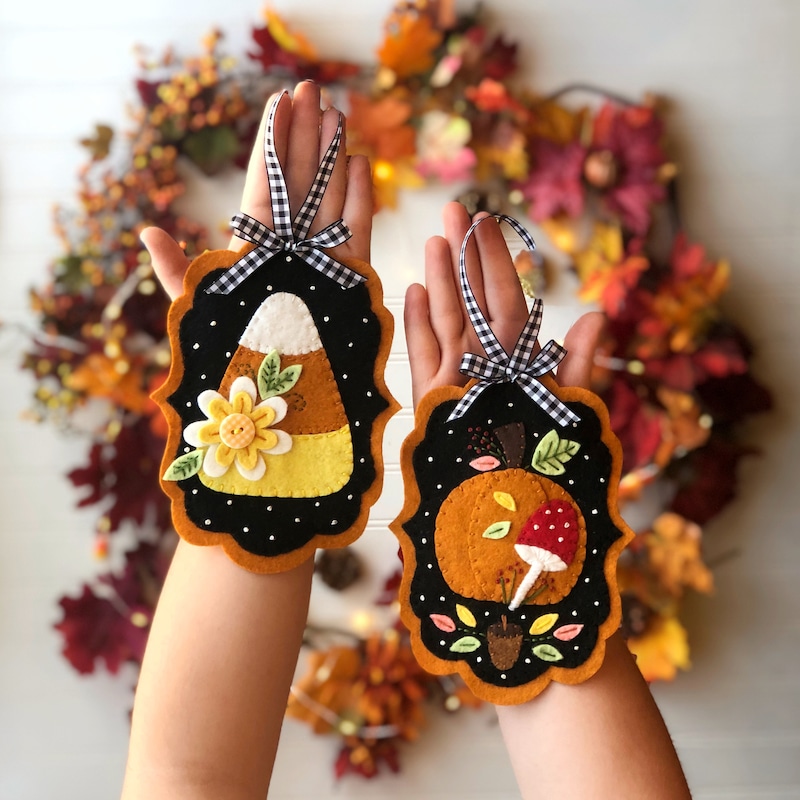 Primitive Autumn Ornament - Etsy