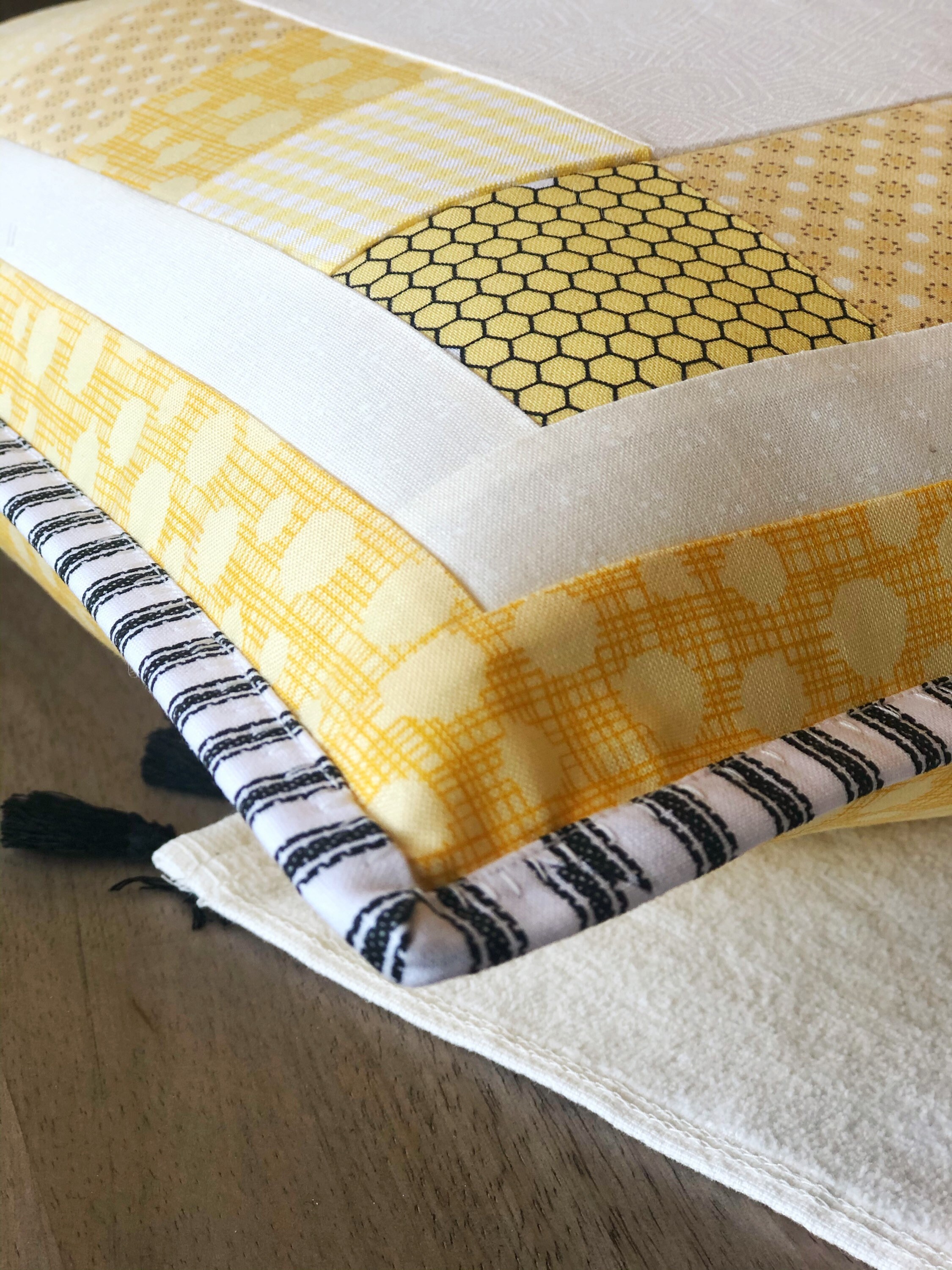 PDF Bee Pillow Pattern Beehive Embroidered Pillow Cover - Etsy