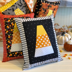 PDF Candy Corn Table Runner, Halloween Quilted Table Decor and Pillow ...