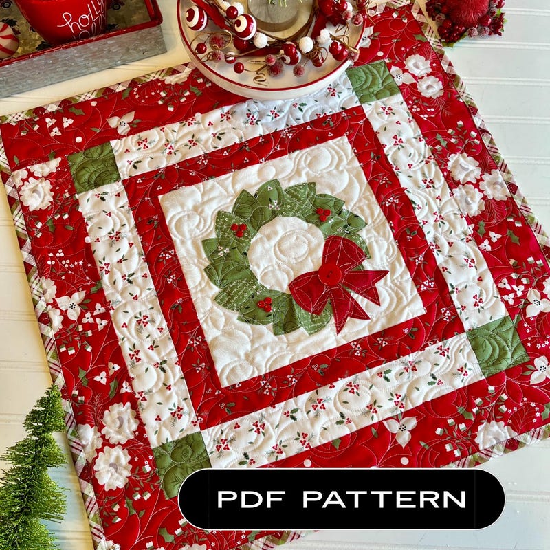 Red Bow Table Runners - Etsy
