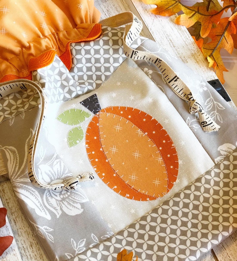 PDF Pattern Pumpkin Applique Drawstring Bag - Etsy