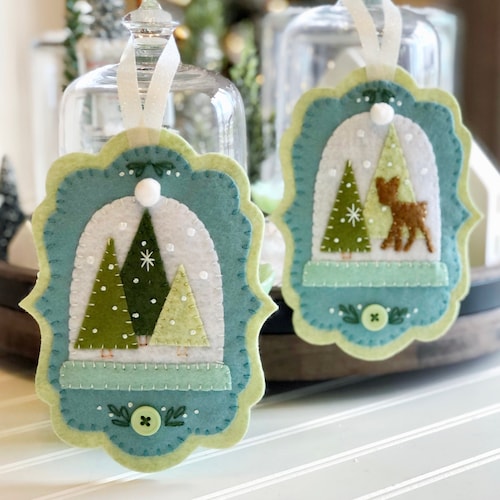 Christmas Felt Ornament PDF Pattern Christmas Tree - Etsy