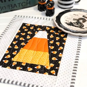 PDF Candy Corn Table Runner, Halloween Quilted Table Decor and Pillow ...