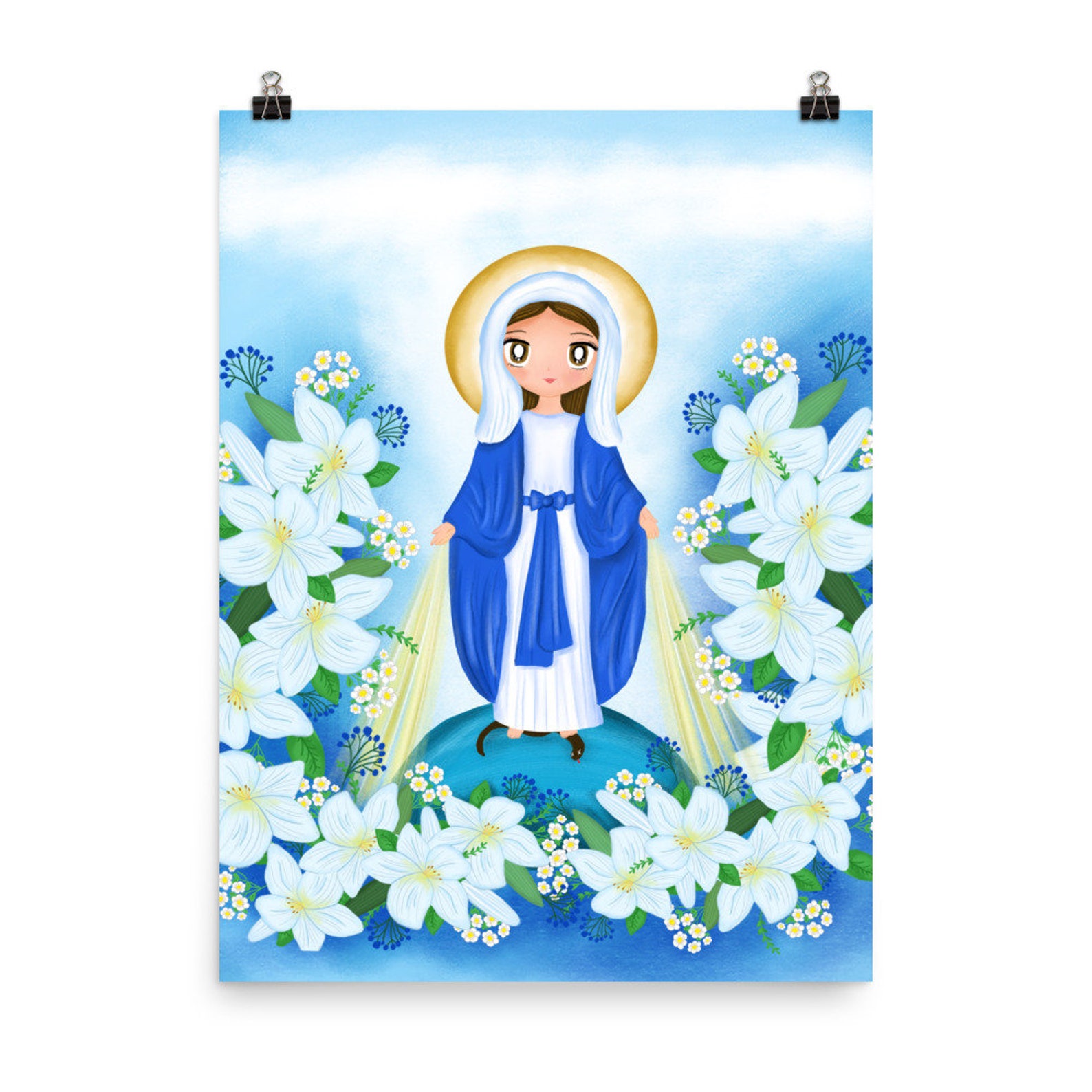 Immaculate Conception Poster - Etsy