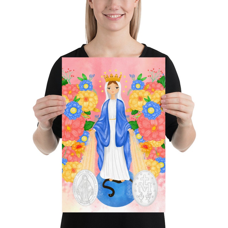 Our Lady of Miraculous Poster - Etsy