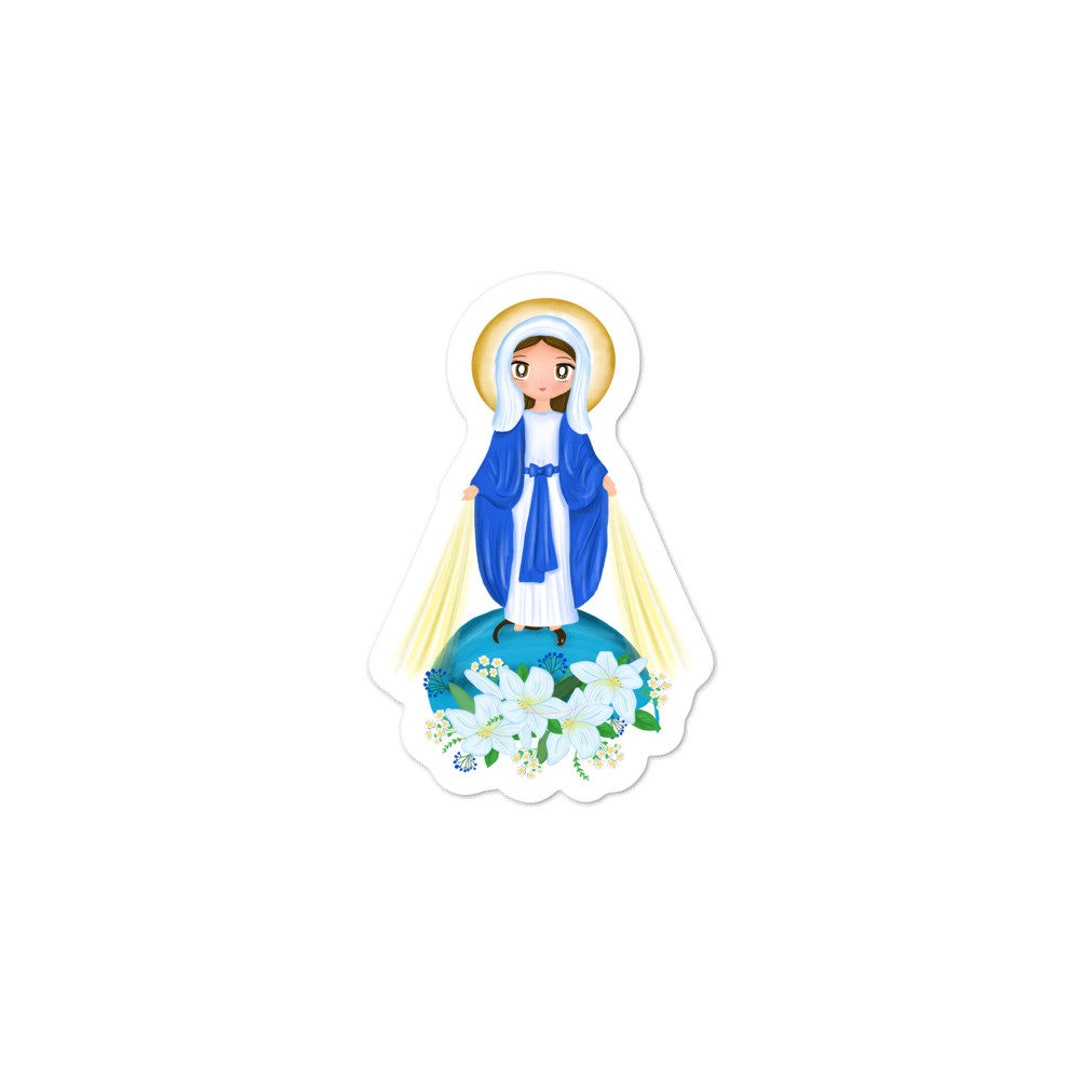 Immaculate Conception Stickers - Etsy
