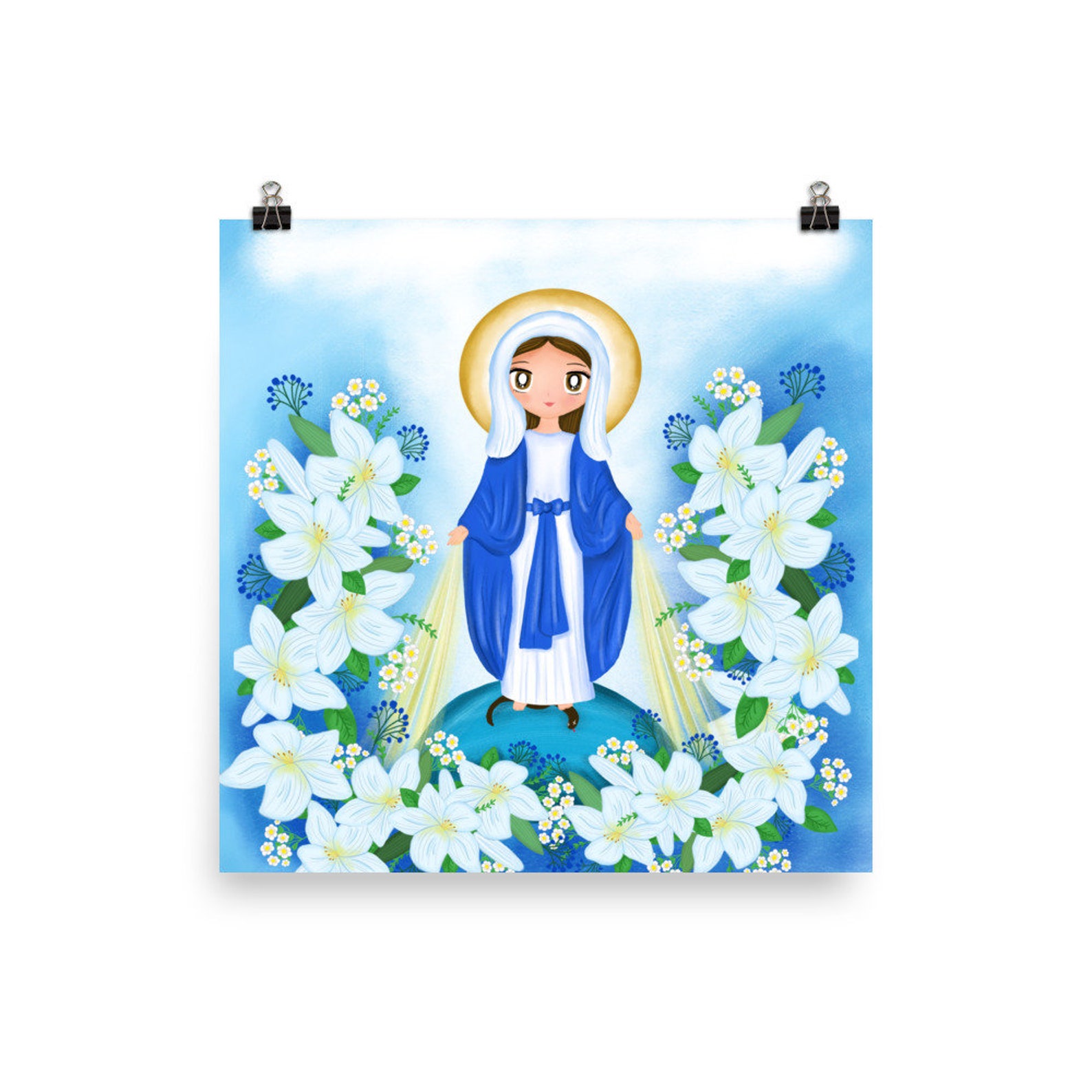 Immaculate Conception Poster - Etsy