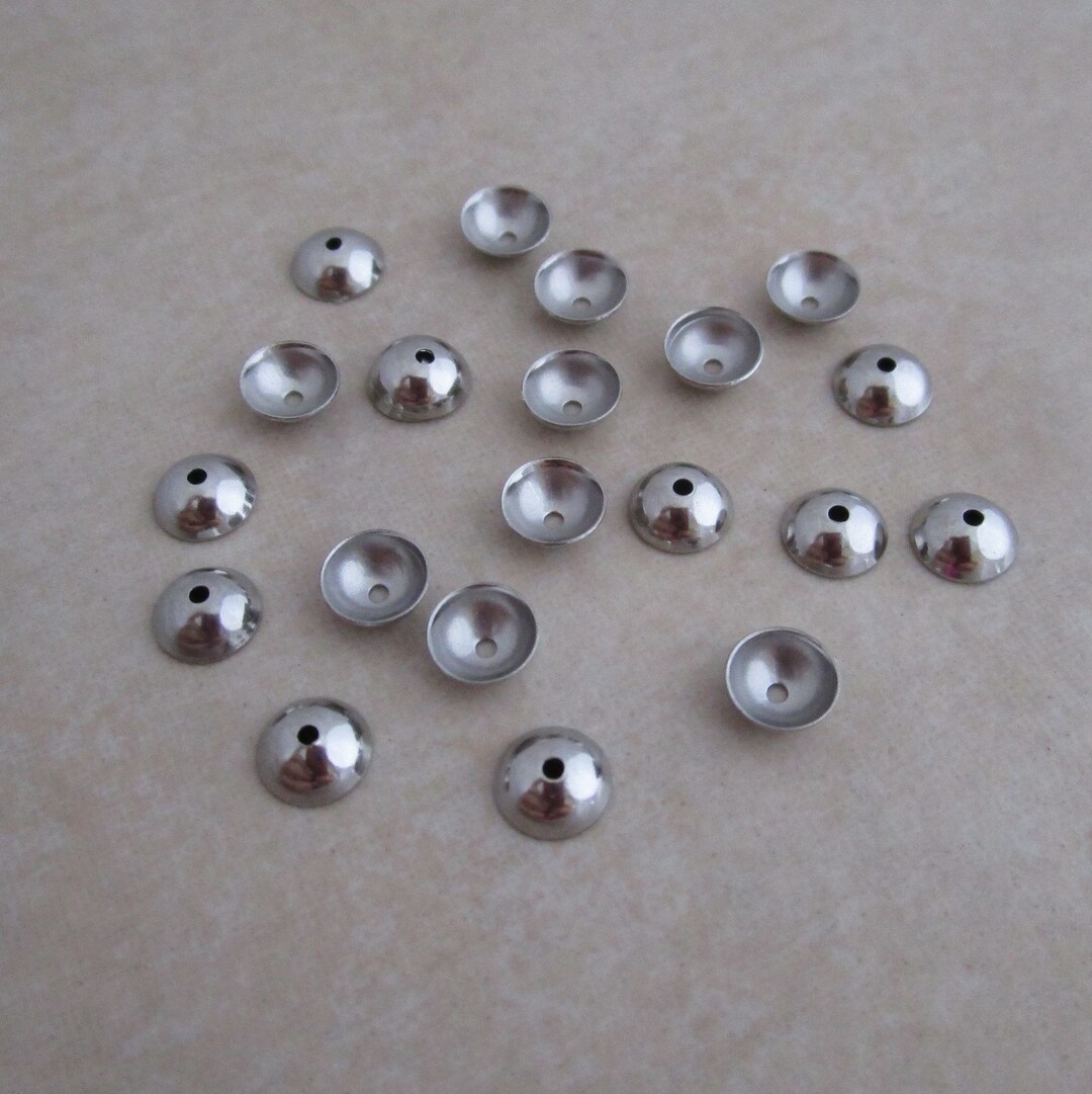 Stainless Steel Bead Caps 5mm X 2mm - Etsy