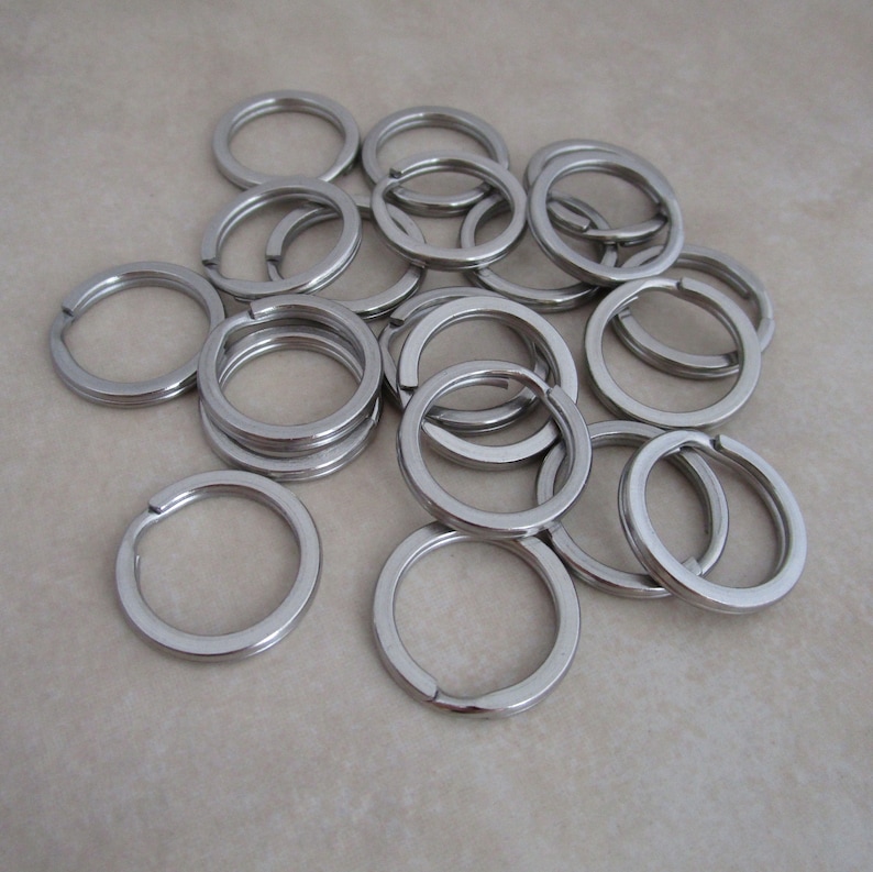 Heavy Duty Stainless Steel 20mm Split Key Rings | Etsy