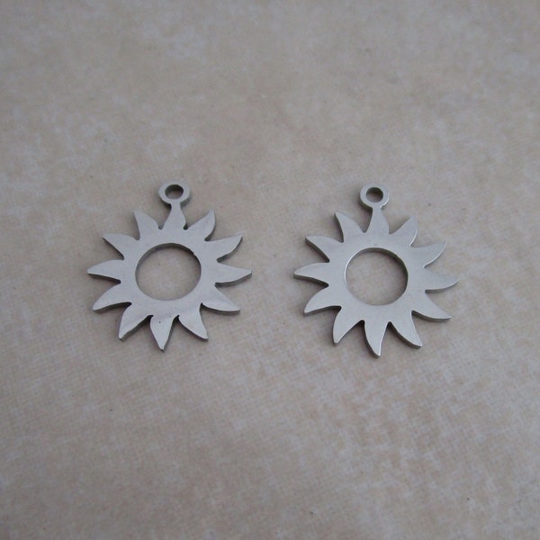 Sun Charm - Etsy