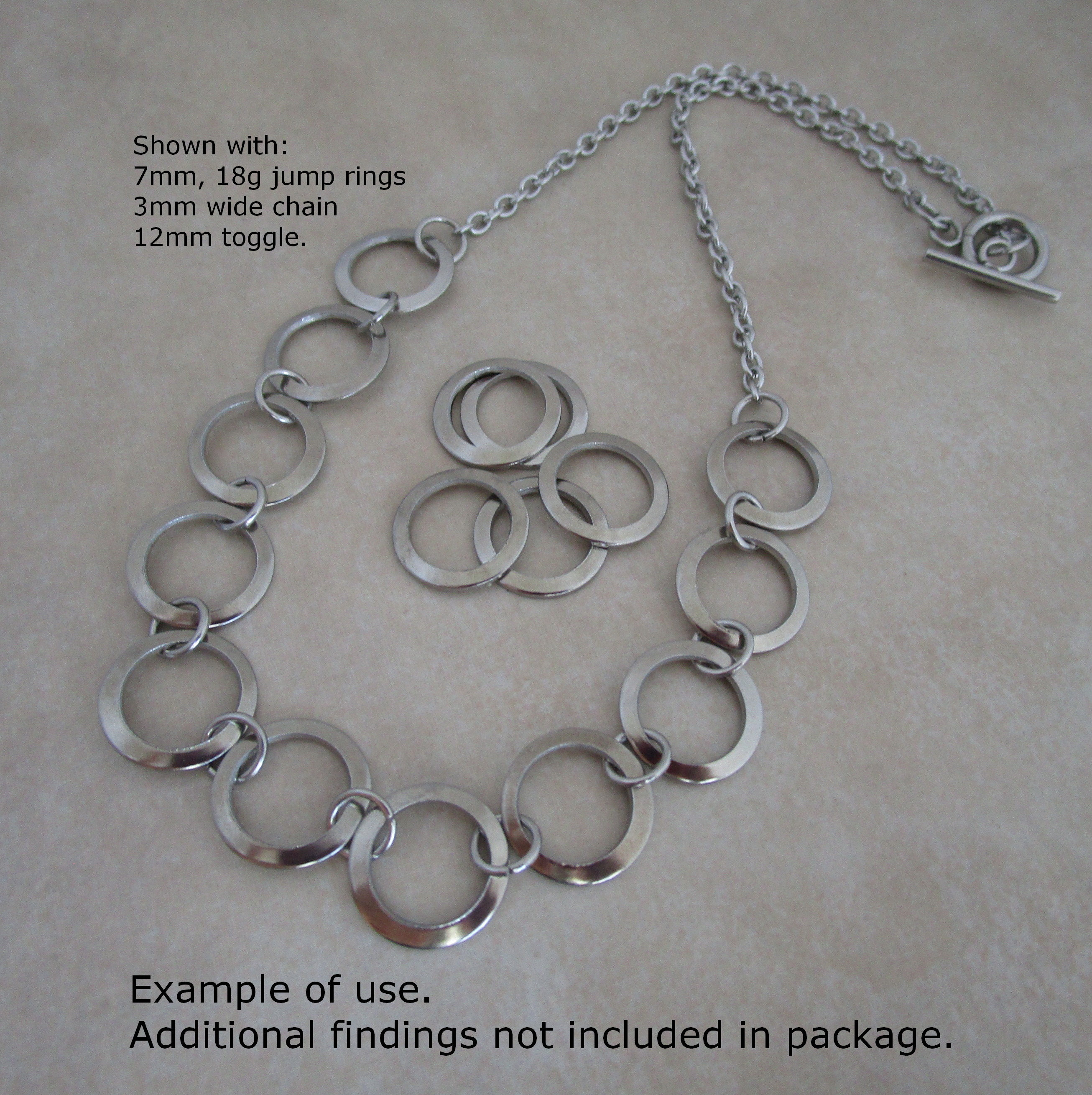 Stainless Steel 15mm Round Circle Links Connectors - Etsy