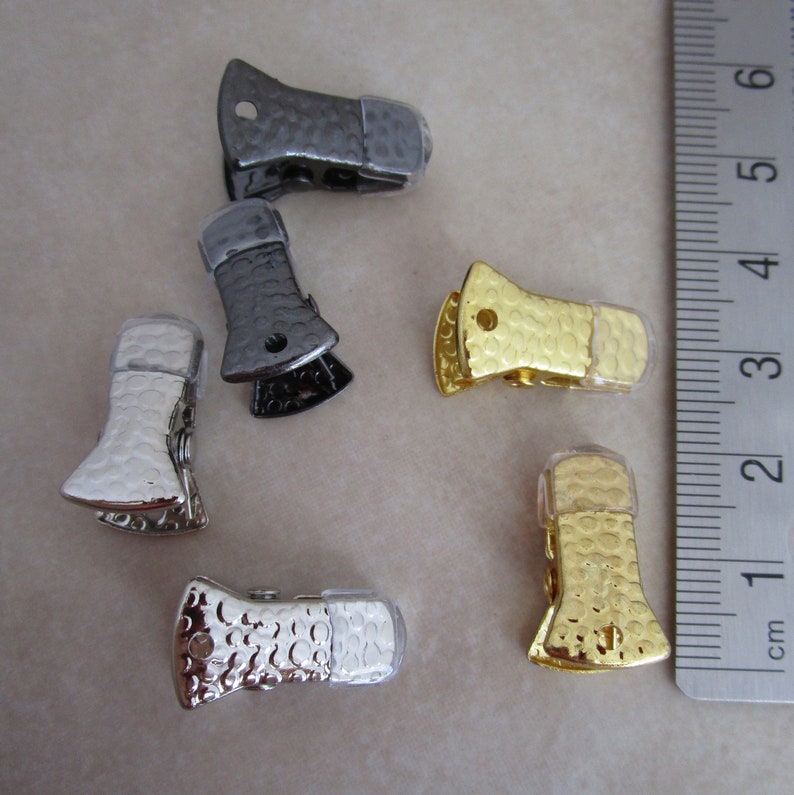4 Grip Clips for Eyeglass Chain Choice of Gold Silver or Gunmetal - Etsy