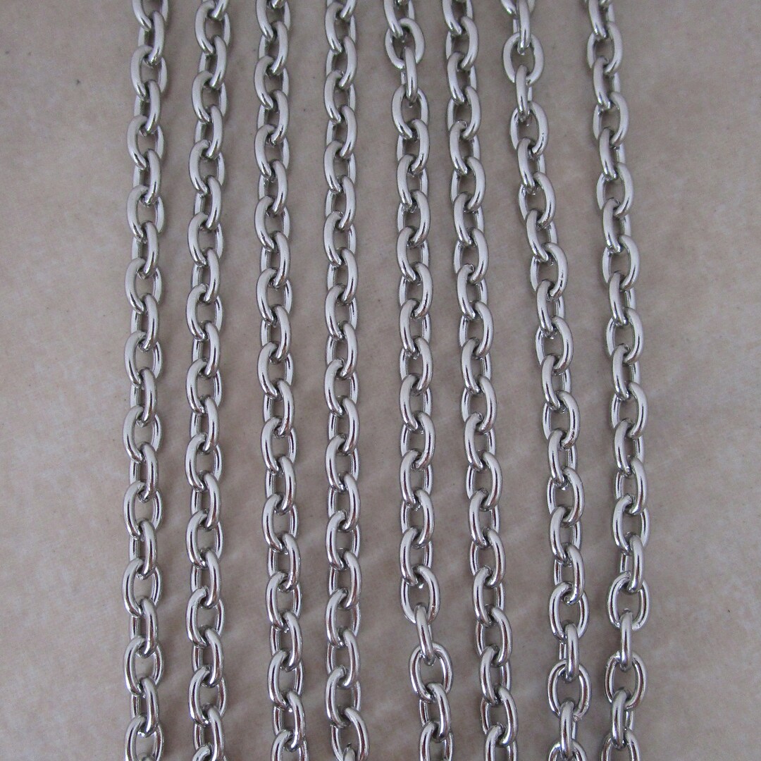4.5mm Wide Cable Chain Stainless Steel Hypoallergenic Anti Tarnish - Etsy
