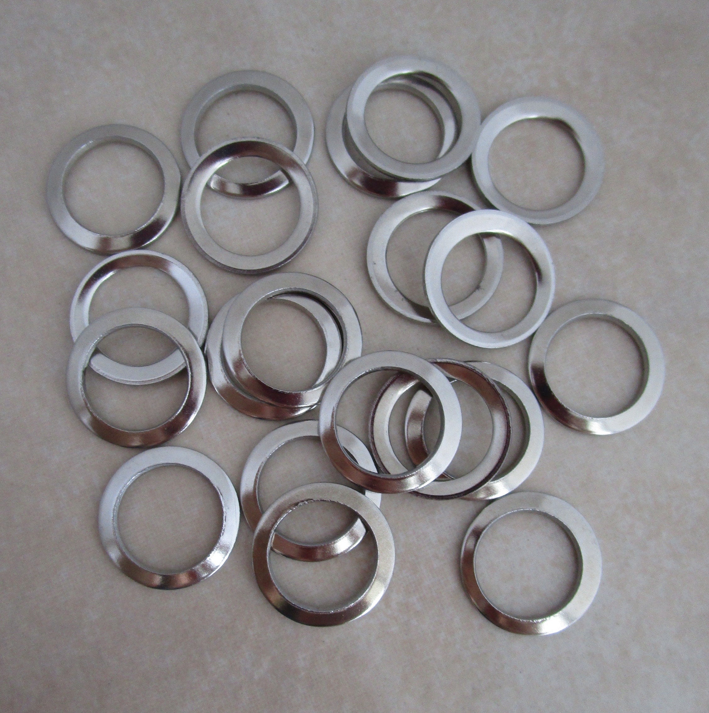 Stainless Steel 15mm Round Circle Links Connectors - Etsy