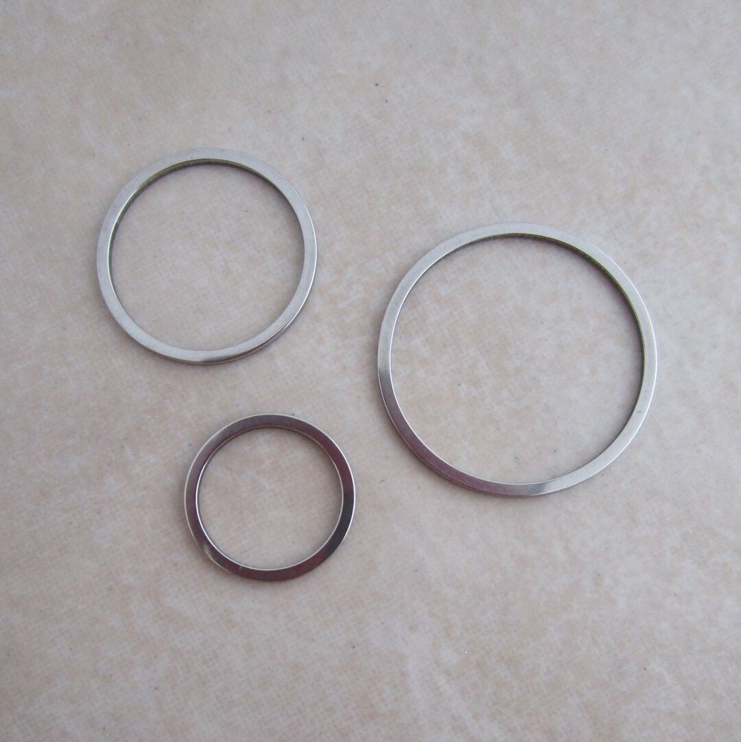 Circle links multi pack of 30 stainless steel 12mm 16mm 20mm - Etsy ...