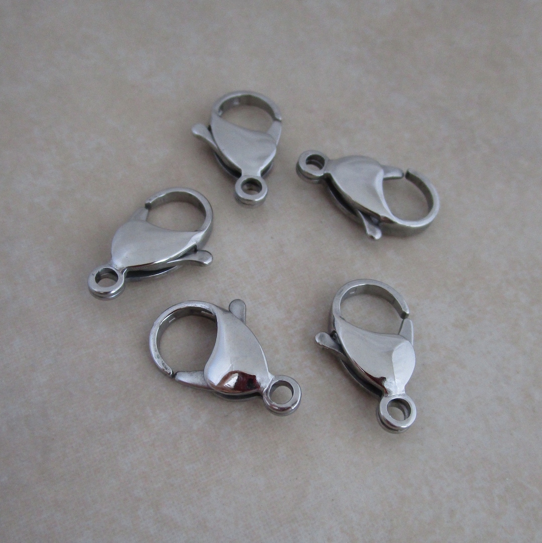 Large Stainless Steel Lobster Claw Clasps 19mm X 12mm - Etsy