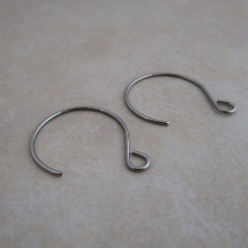 Stainless Steel Earring Hoop Hooks 21 Gauge Hypoallergenic 304 - Etsy