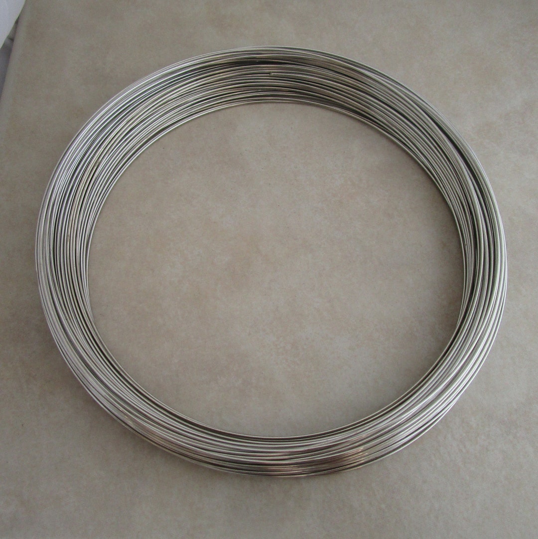 Steel Memory Wire for Necklace Chokers 21 Gauge, 10 Rings - Etsy