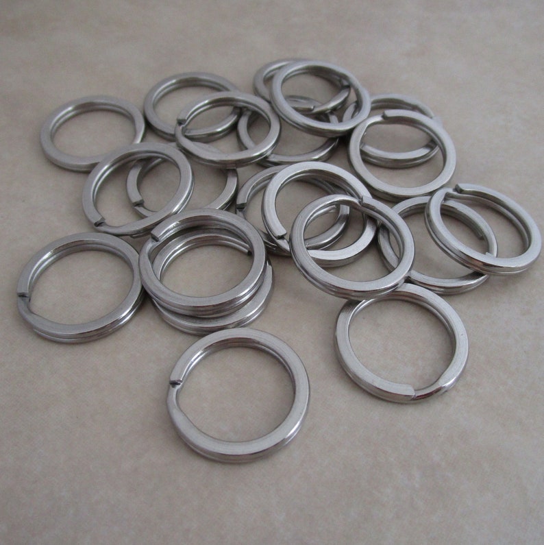 Heavy Duty Stainless Steel 20mm Split Key Rings | Etsy