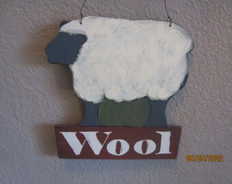 Wool Applique Sign - Etsy