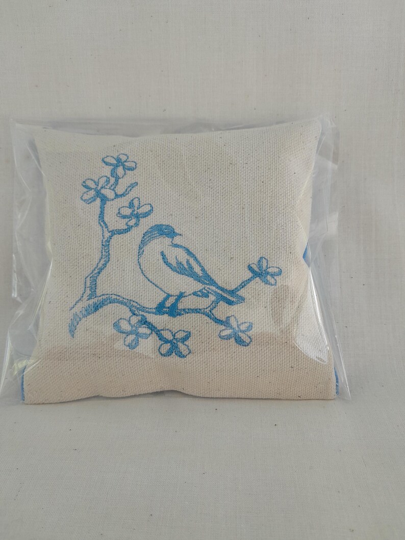 Balsam Pillow, Balsam Fir Pillow, Birds, Embroidered - Etsy