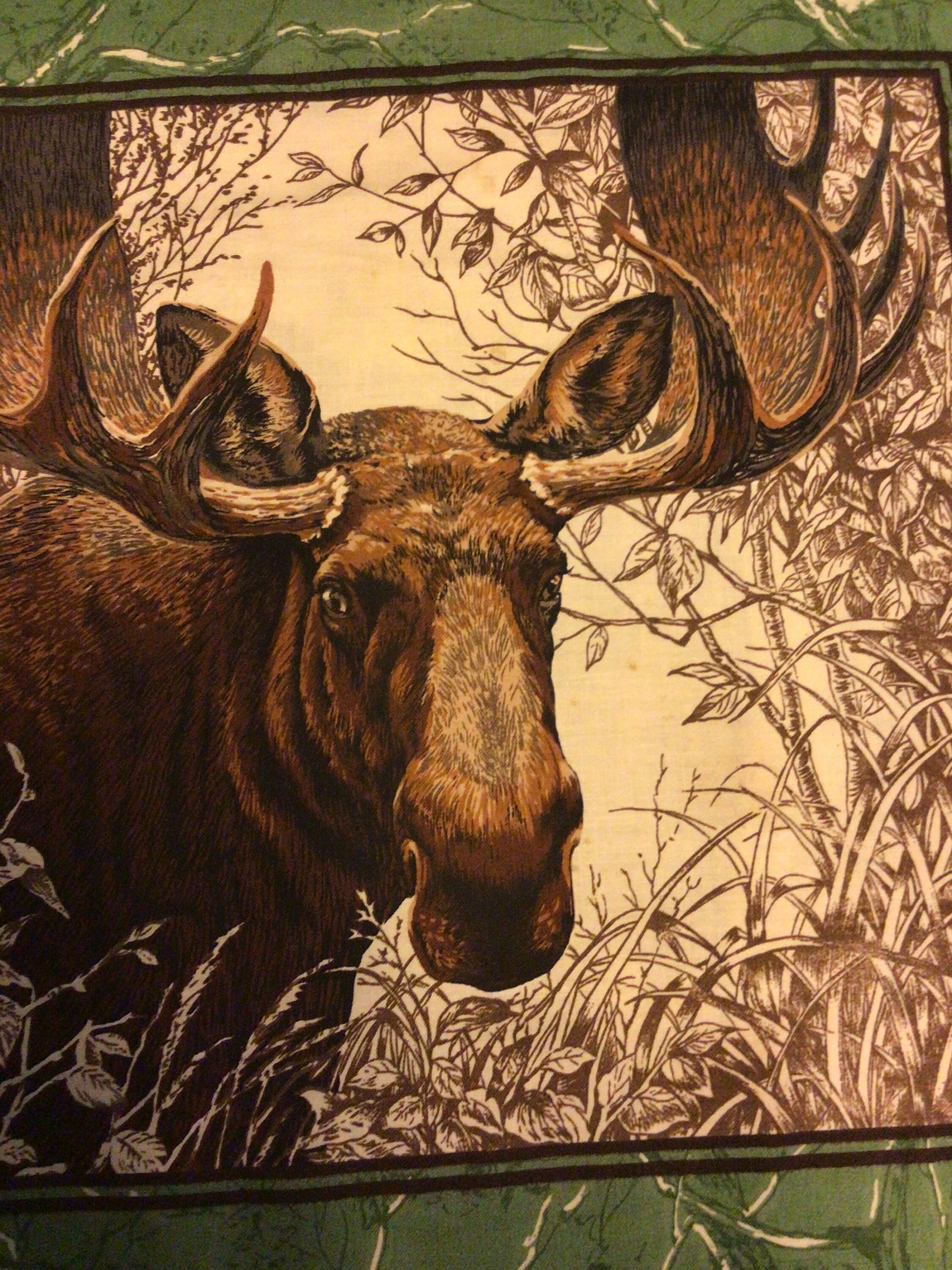 Bear Wolf Fox Moose Panels for Pillows - Etsy