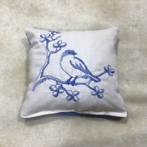 Balsam Pillow, Balsam Fir Pillow, Birds, Embroidered - Etsy