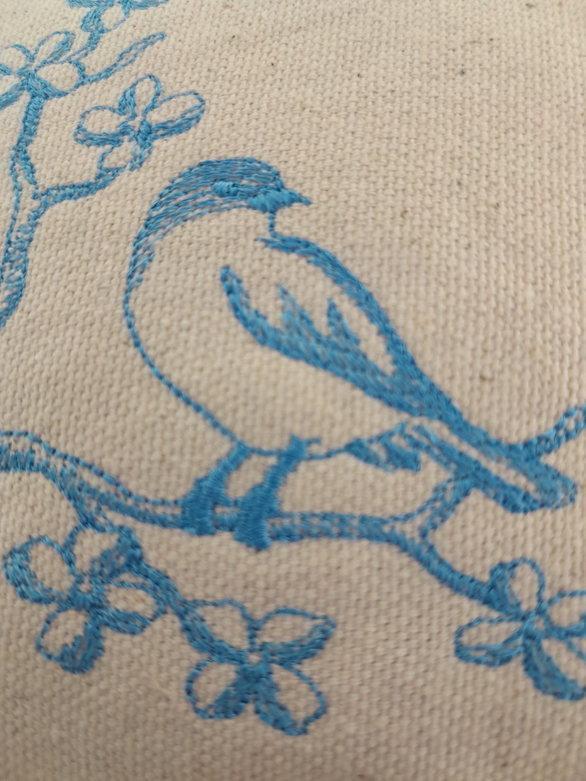 Embroidered Birds Balsam Fir Sachet Pillow, Maine Balsam, Bluebird - Etsy