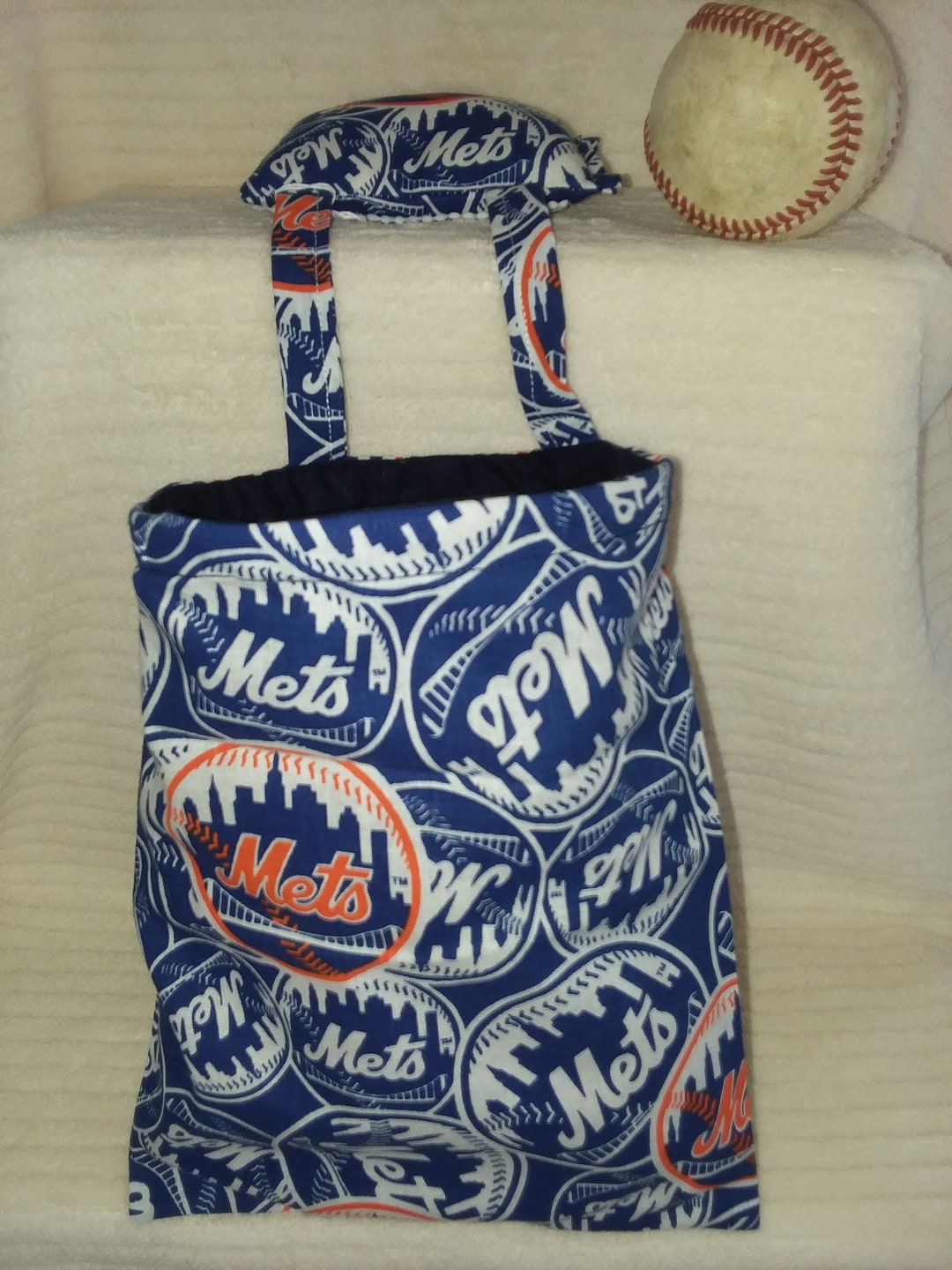 Trash Bag, New York Mets, Remote Holder, Scrap Caddy, Made in Maine - Etsy