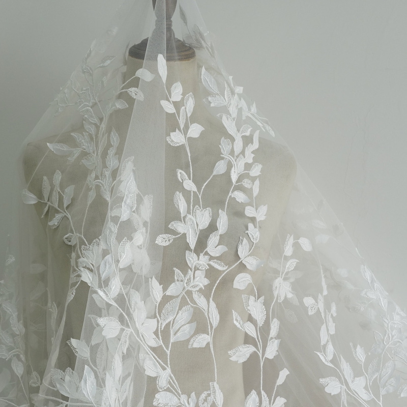 Lace Embroidered Leaf Dress - Etsy