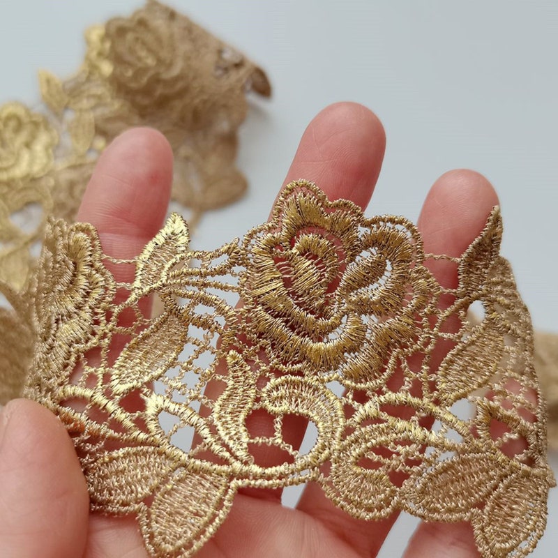 Gold Fabric Trim - Etsy