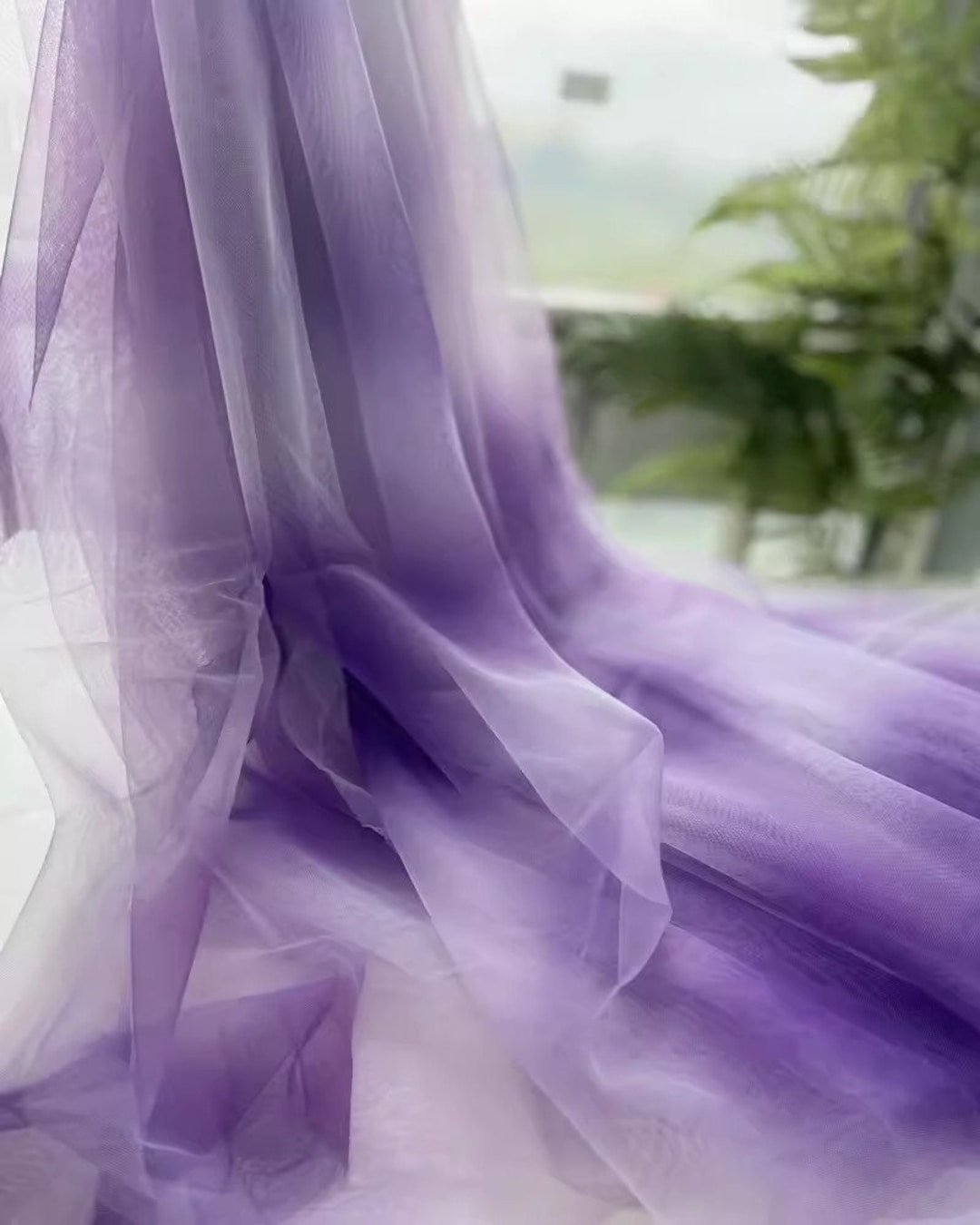 Gradient Tulle Ombre Soft Tulle Exquisite Lace Fabric Bridal Fabric ...