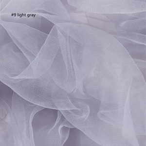 Soft Tulle Fabric 63" Wide Netting Tulle Fabric for Veils, Doll Dress ...