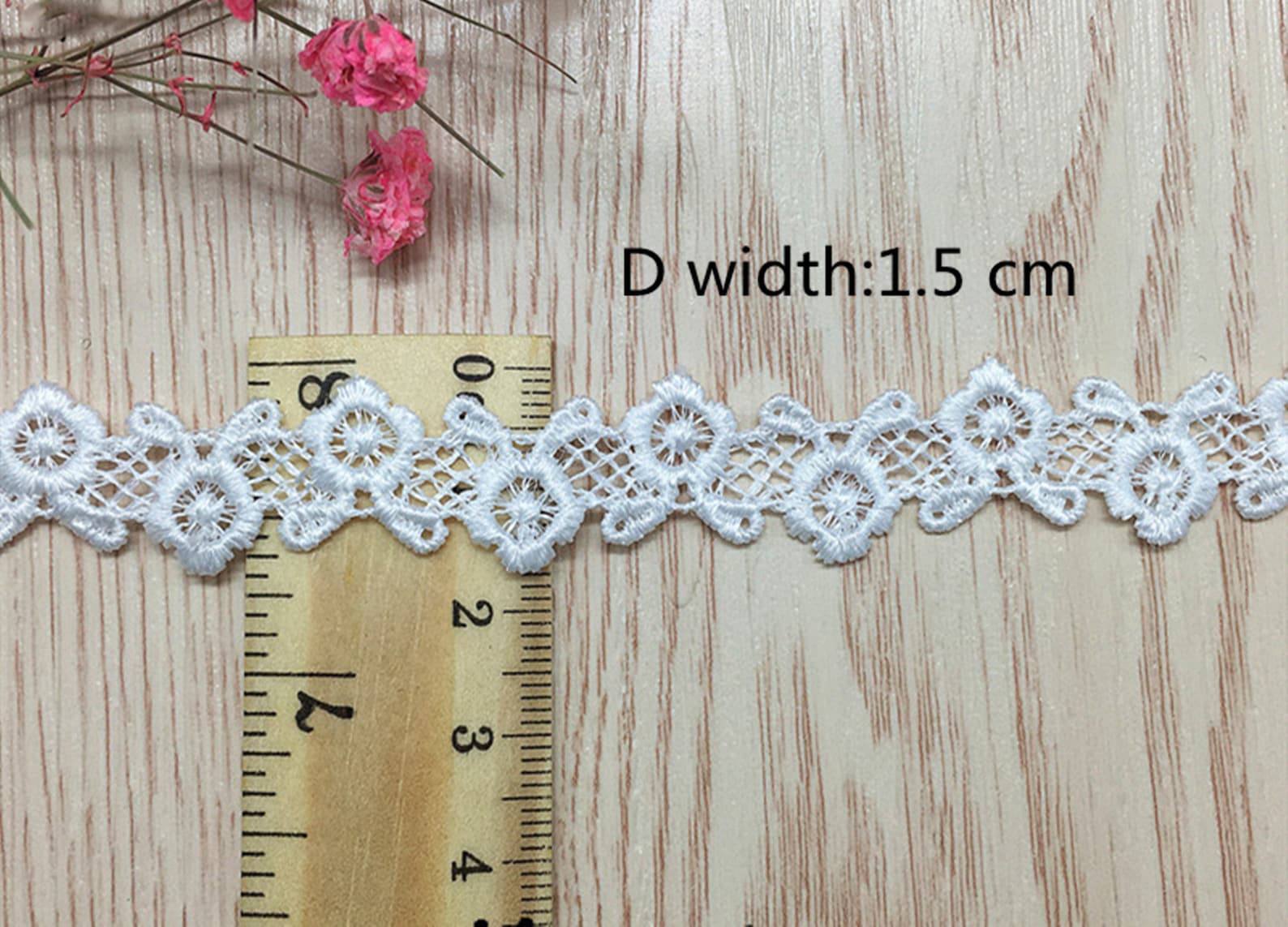 14 Yards Venice Lace Trim, Narrow Lace, Crochet Lace Trim, Scalloped ...