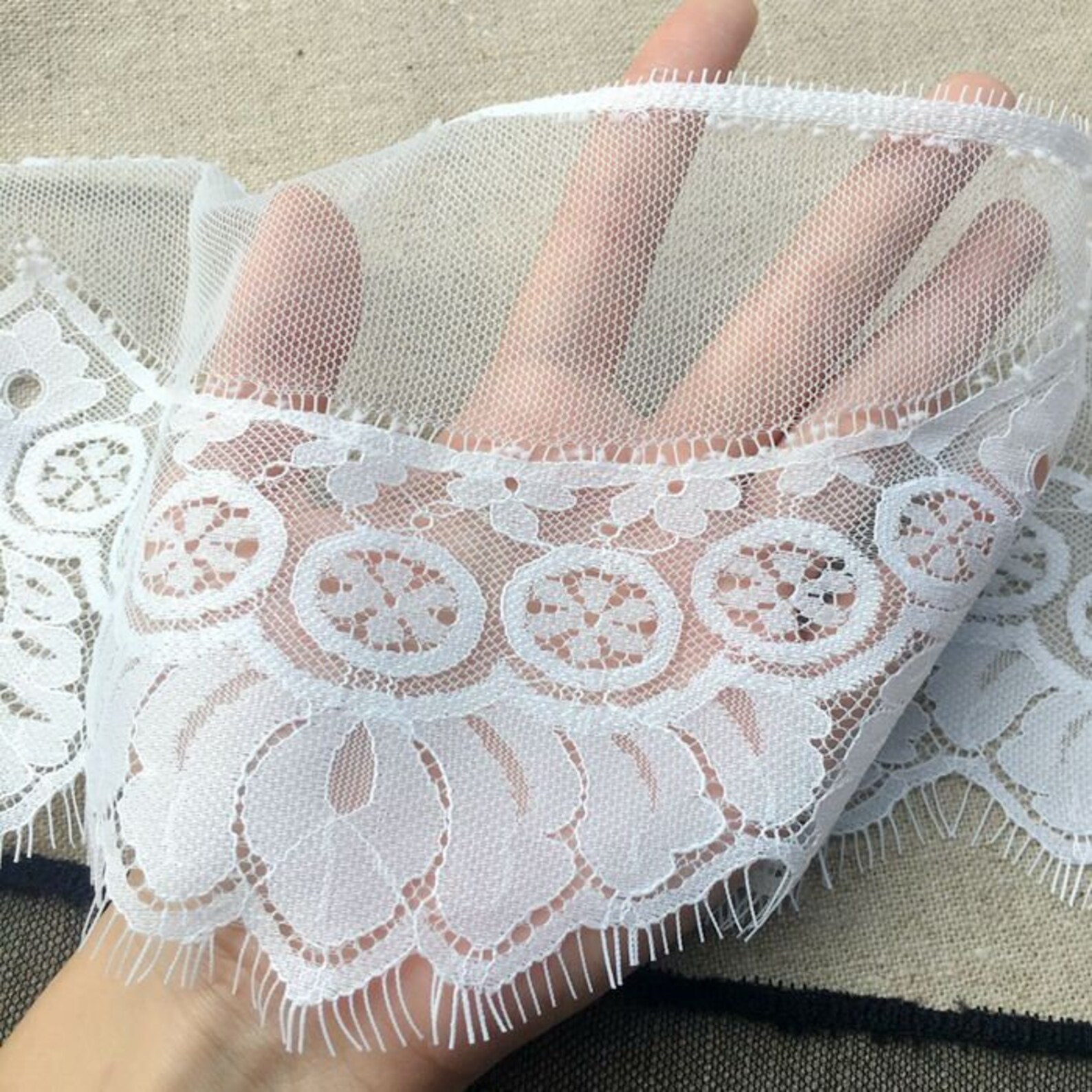 Top Quality Chantilly Lace Trim Beautiful Pattern Trim for - Etsy