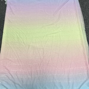 Ombre Chiffon Lace Fabric, Gradient Fabric With Shinny Thread Sewing ...