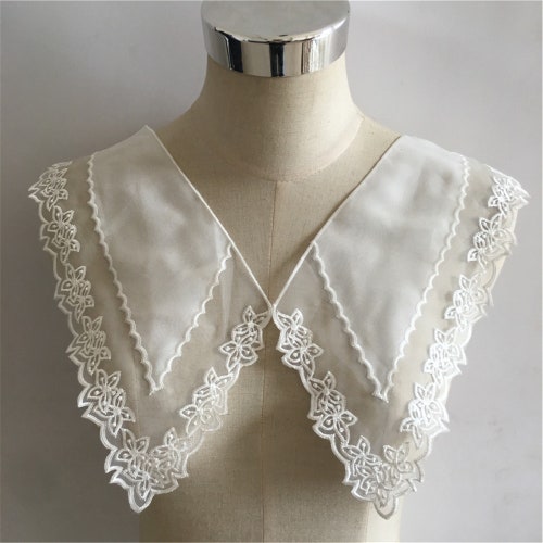 White Lace Collar - Etsy