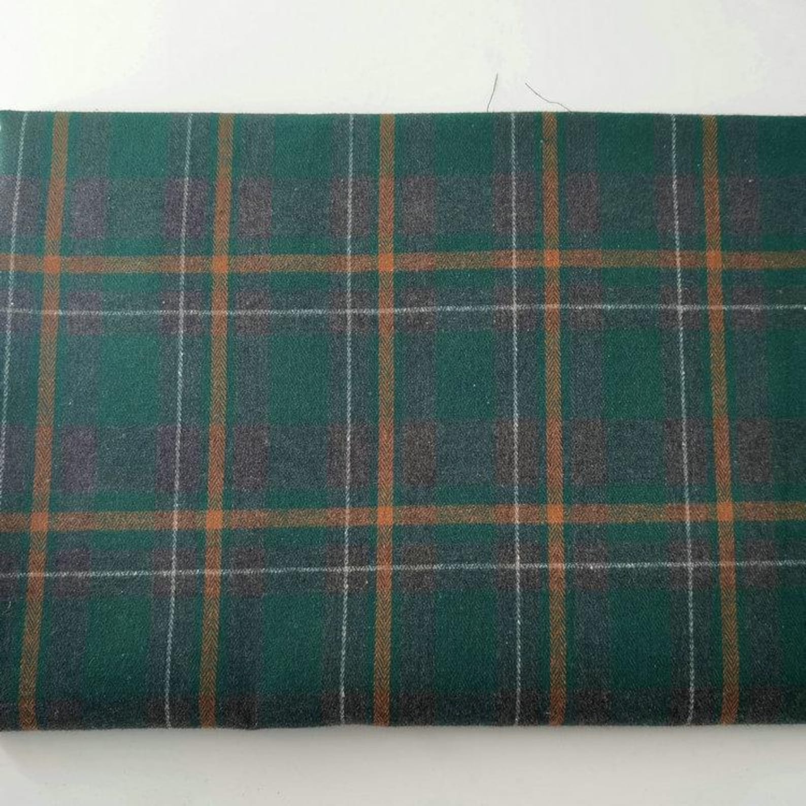 Retro Style Green Red Blue Plaid Fabric, Soft Poly-cotton Fabric for ...