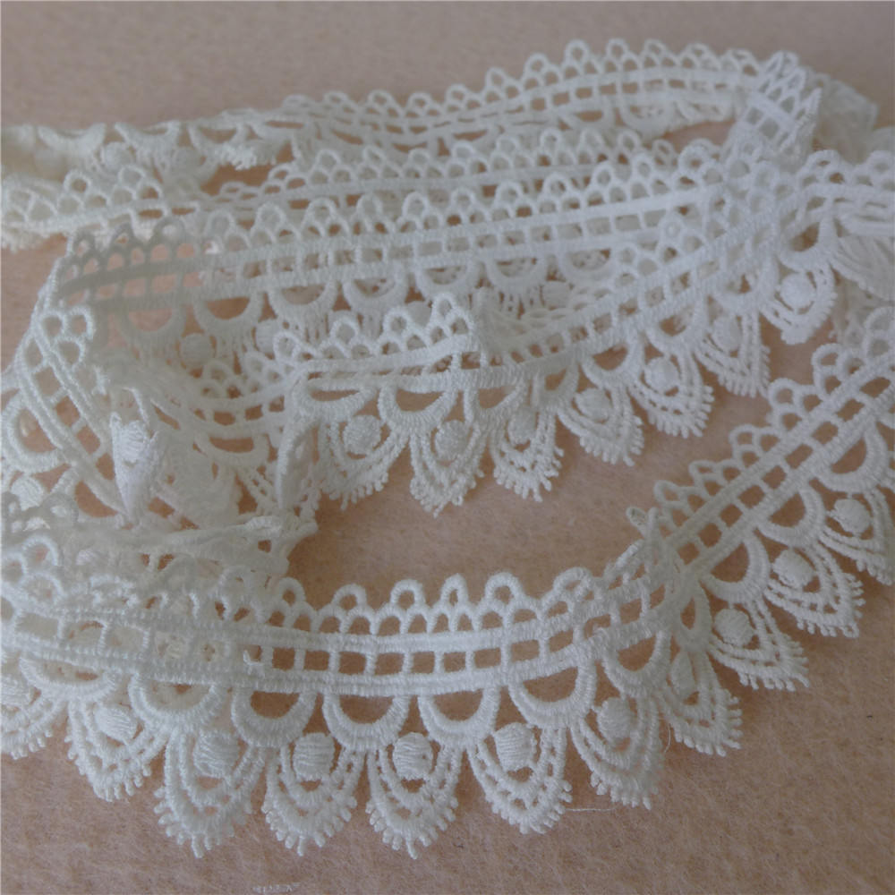 0.98 Wide Narrow Crocheted Lace Fabric Trim New Eyelet | Etsy