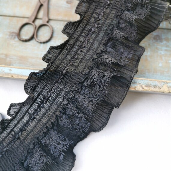 Stretch ruffle lace trim store
