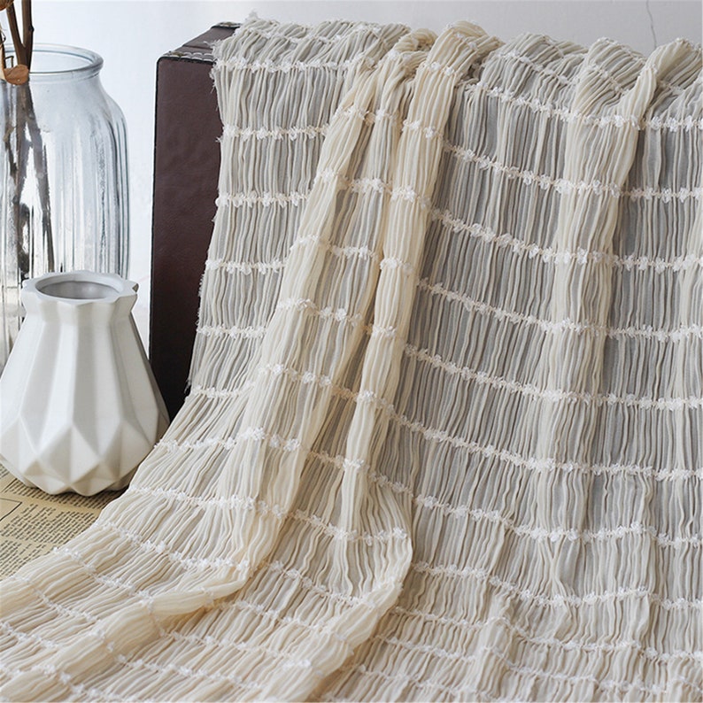 Pleated Chiffon Fabric Striped Chiffon Lace Fabric Ruffle - Etsy